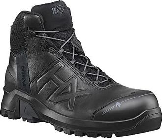 Haix CONNEXIS Safety+ GTX LTR mid/black Botte S3 robuste avec technologie Connexis innovante pour lextérieur. noirUK 7 / EU 41