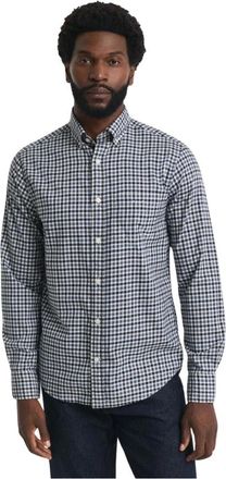 GANT Homme, Chemises, Bleu, Taille: XL Chemise en serg&eacute; vichy
