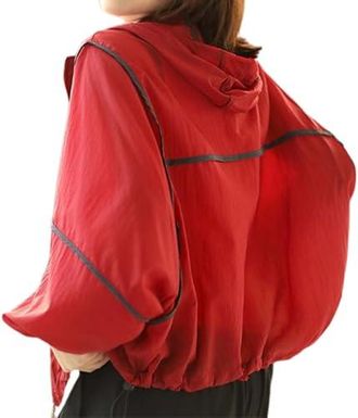 Generic 2026 Vestes &agrave; capuche pour homme et femme avec veste en maille, blanc, taille M, Rouge, Taille unique