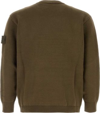 Stone Island Neck Sweater - Green