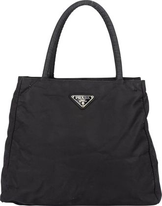 Prada Crossbody Bags - Prada Black Nylon Triangle Handbag - Gr. unisize - in Bunt - für Damen