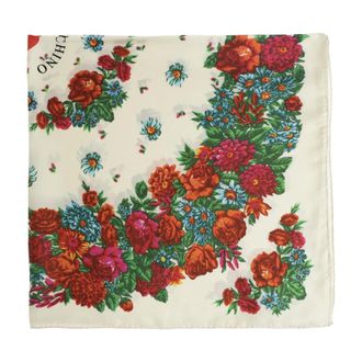 Moschino unisex, Accessoires, Multicolore, Taille: ONE Size Silk Scarf