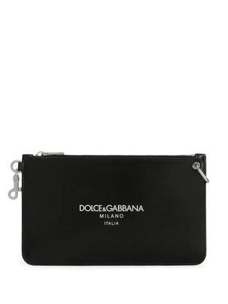 Dolce & Gabbana pochette à logo - Noir