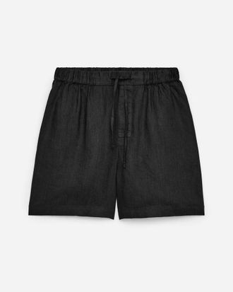 Arket Leinen-Shorts -Schwarz