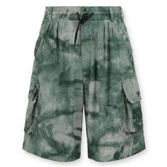 Yohji Yamamoto Homme, Shorts, Multicolore, Taille: L AOP Nylon Shorts