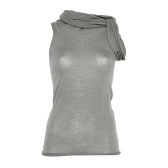 Rick Owens Damen, Oberteile, Grau, SGr&ouml;&szlig;e