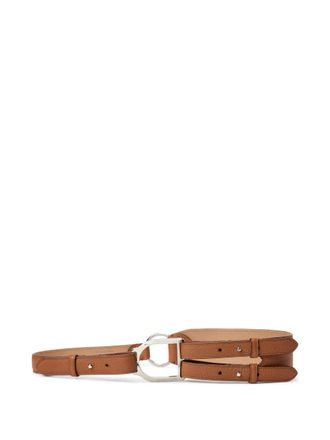 Ralph Lauren Collection ceinture en cuir - Marron