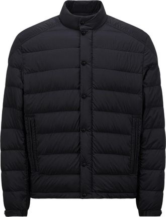 Moncler Moncler Doudoune Courte Selves, Homme, Bleu, Taille: 0