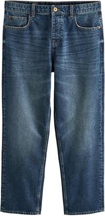 Next Jean Classique pour Homme, Coupe Bootcut, 100% Coton, Jean pour Homme Bleu Vintage 40