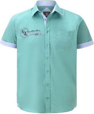Jan Vanderstorm Homme Chemise Fynnjard Turquoise, 2XL (XXL) - 45/46