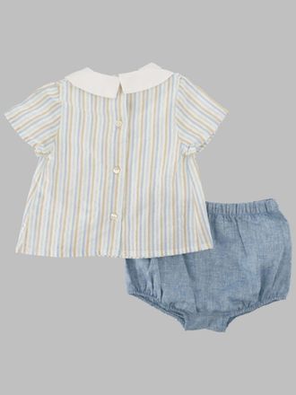 Tartine Et Chocolat Blouse and Shorts Set - Blue