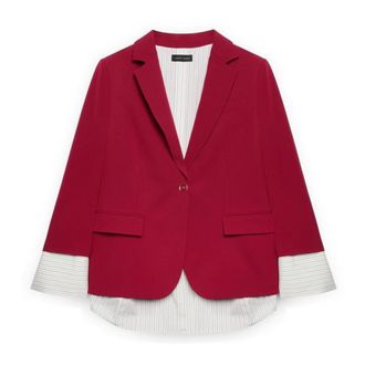 Fiorella Rubino Damen, Jacken, Rot, 2XLGr&ouml;&szlig;e