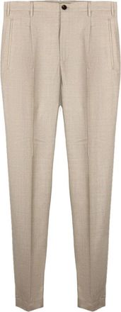 Incotex Homme, Pantalons, Beige, Taille: M Pantalon Slim-fit