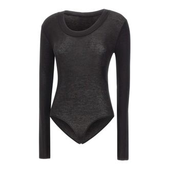 Entire studios Entire Studios, Femme, Tops, Noir, Taille: 38 FR Circle Neck Bodysuit