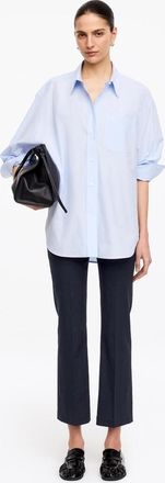 Arket Verk&uuml;rzte Ausgestellte Hose -Blau