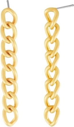 Dansk Copenhagen Klobige Gold-Link-Ohrringe - - Accessories - Damen - Gelb - ONE SIZE