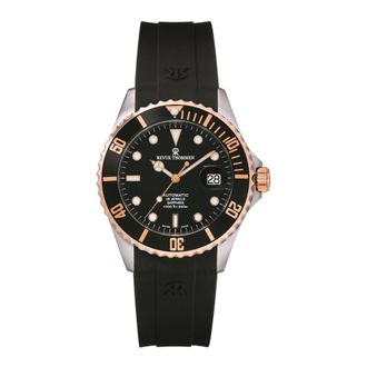 Revue Thommen Automatikuhr aus Silikon - - Accessories - Herren - Schwarzk - ONE SIZE