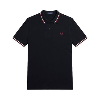 Fred Perry Homme, Tops, Bleu, Taille: S Polo M3600