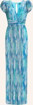 Swing Swing Abendkleid Aus Plissee blau