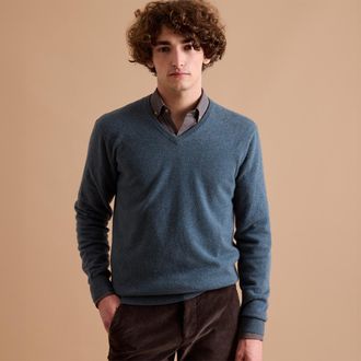 Bexley Elian - Pull homme vert chin&eacute;