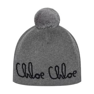 Chlo&eacute; Femme, Accessoires, Gris, Taille: XL Pull On Hat