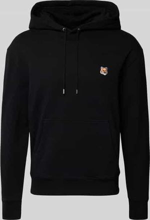 Maison Kitsun&eacute; Hoodie mit Label-Stitching