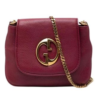 Gucci Sac bandouli&egrave;re vintage doccasion - Femme - Pre-owned - Rouge - Taille: ONE Size