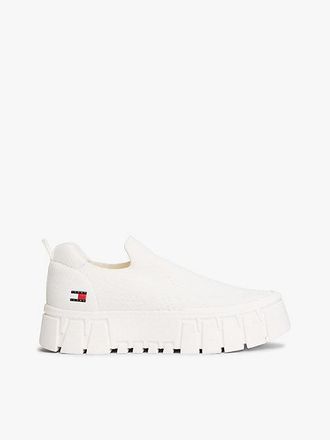 Tommy Hilfiger Baskets chunky en maille &agrave; semelle crant&eacute;e