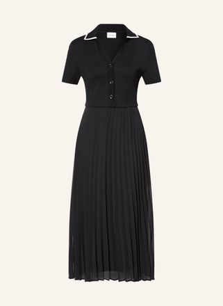 Claudie Pierlot Claudie Pierlot Kleid Im Materialmix Mit Plissees schwarz