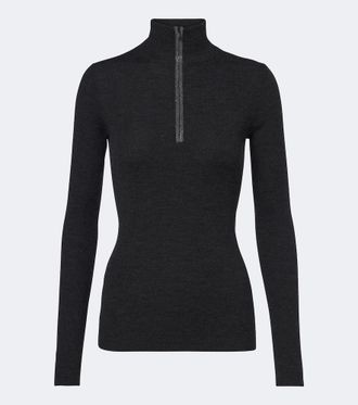 Brunello Cucinelli Pull Monili en laine et cachemire