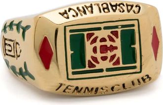 Casablanca Tennis Club Ring - Gold