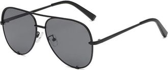 Generic Lunettes De Soleil Dext&eacute;rieur En M&eacute;tal For Hommes, Vacances, Conduite For Femmes, UV400(Black)