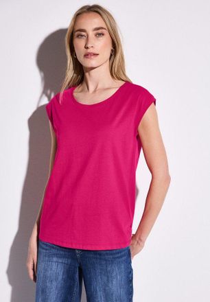 Street One T-Shirt aus reiner Baumwolle