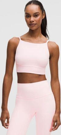 lululemon Brassi&egrave;re Focuser &agrave; encolure haute Maintien l&eacute;ger, bonnets A et B pour Femmes - Rose - Taille 2XS