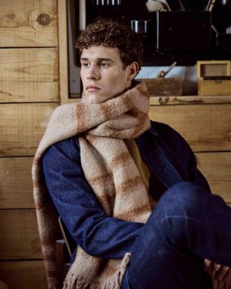 Faguo Echarpe beige et camel
