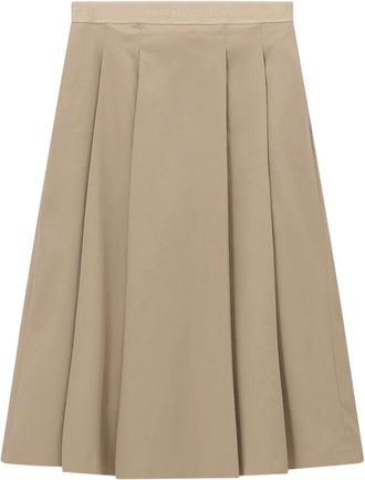 Raffaello Rossi Femme, Jupes, Beige, Taille: 36 FR Jupe Midi Pliss&eacute;e