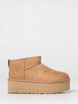 UGG Classic Ultra Mini Platform Stiefel aus Wildleder
