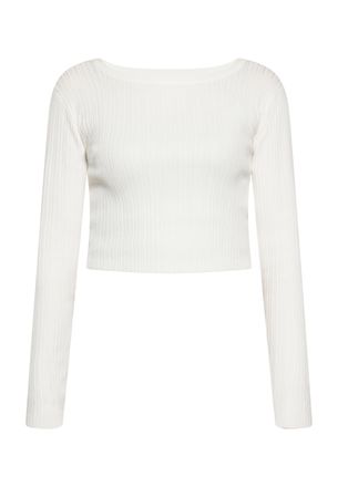 Faina Bluse Damen Wollwei&szlig;