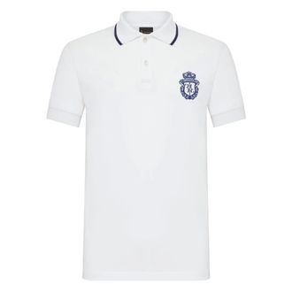 Billionaire Boys Club Homme, Tops, Blanc, Taille: XS Polo shirt SS Crest