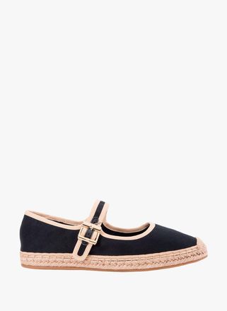 Tommy Hilfiger Espadrilles Mary Jane &agrave; boucles en serg&eacute; de coton