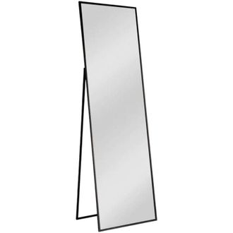 Dmora Spiegel Ronzone, rechteckig, 60x170h cm, Schwarz