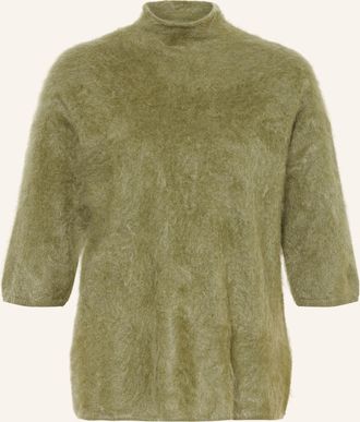 Mrs & Hugs Mrs & Hugs Cashmere-Pullover Mit 3/4-Arm gruen