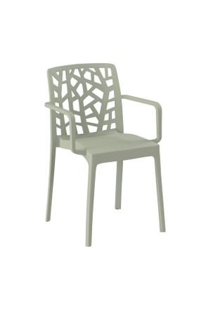 ambia GARDEN Gartenstuhl, Gr&uuml;n, Kunststoff, eckig, 55x82x53.5 cm, Gartenm&ouml;bel, Gartenst&uuml;hle, Gartenst&uuml;hle