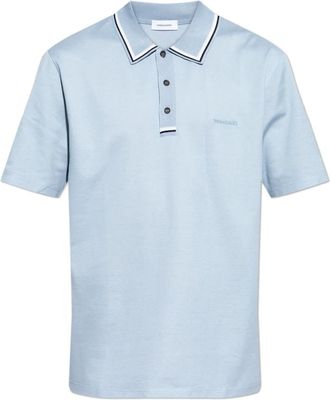Ferragamo Homme, Tops, Bleu, Taille: XL Logo Polo
