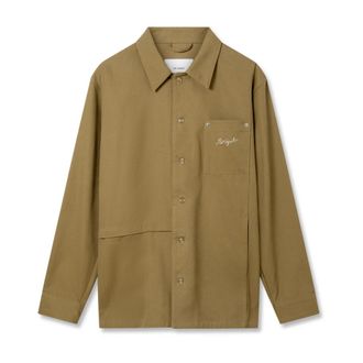 Axel Arigato Rowe Canva Overhirt - - Jackets - Herren - Braun - XL