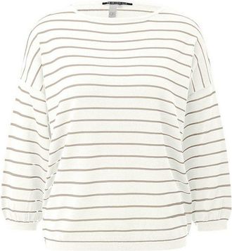 QS by s.Oliver 3/4 Arm-Pullover Strickpullover Leichter Strickpullover aus Viskosemix