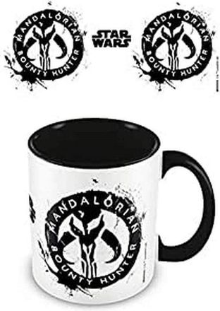 Star Wars The Mandalorian (Sigil) Black Inner Coloured Mug, 1 Stück (1er Pack)