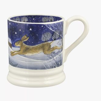 Emma Bridgewater Tasse mit Hasenmotiv Midnight Hare, 0,5 l