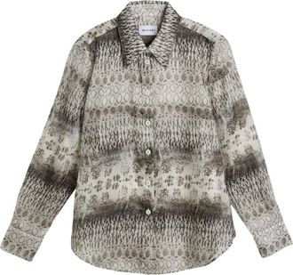 Sand Copenhagen Sand, Femme, Blouses et Chemises, Multicolore, Taille: 44 FR 3624 Chemise en Soie