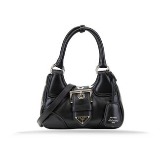 Prada Gesteppte Leder-Umh&auml;ngetasche - - Bags - Damen - Schwarzk - ONE SIZE